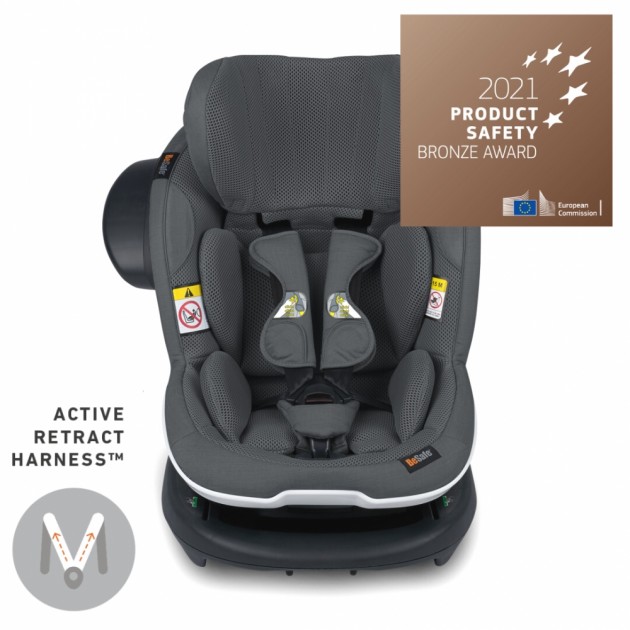 BeSafe iZi Modular A X1 i-Size Bilstol, Anthracite Mesh | Barnesetebutikken